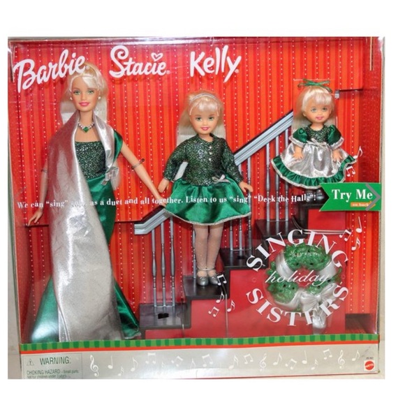 Mattel | Toys | Mattel Barbie Singing Sisters Christmas 200 Collectors ...
